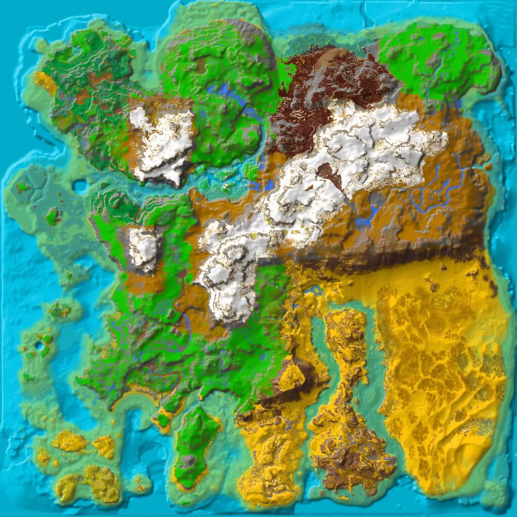 Ark: Survival Evolved Maps